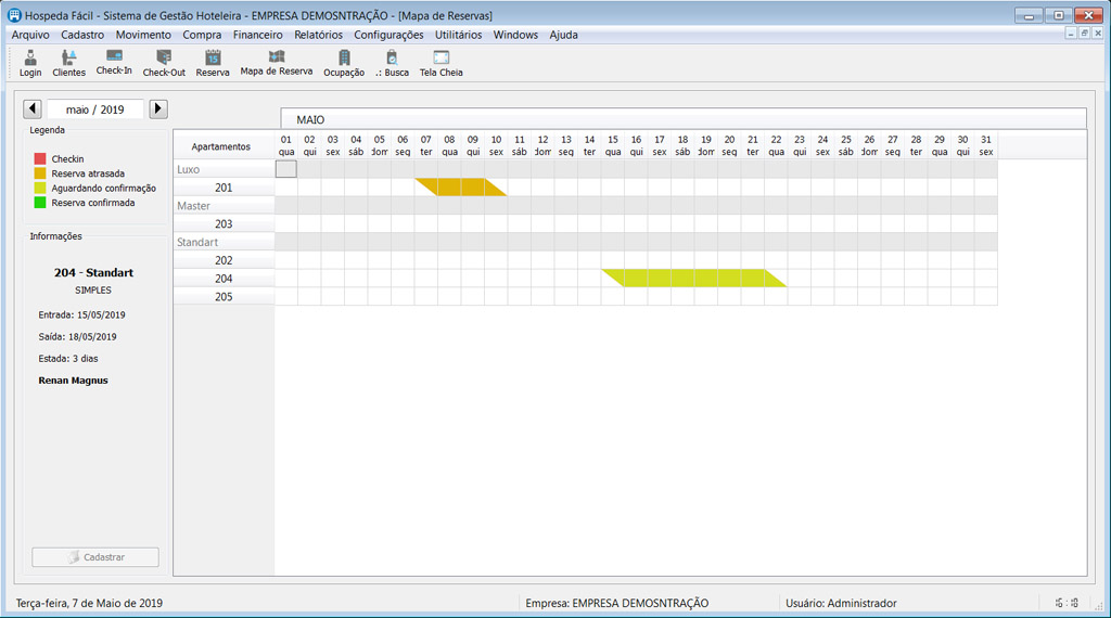 .: Programa para Hotel - Hospeda Fácil - Software de gestão Hoteleira ...